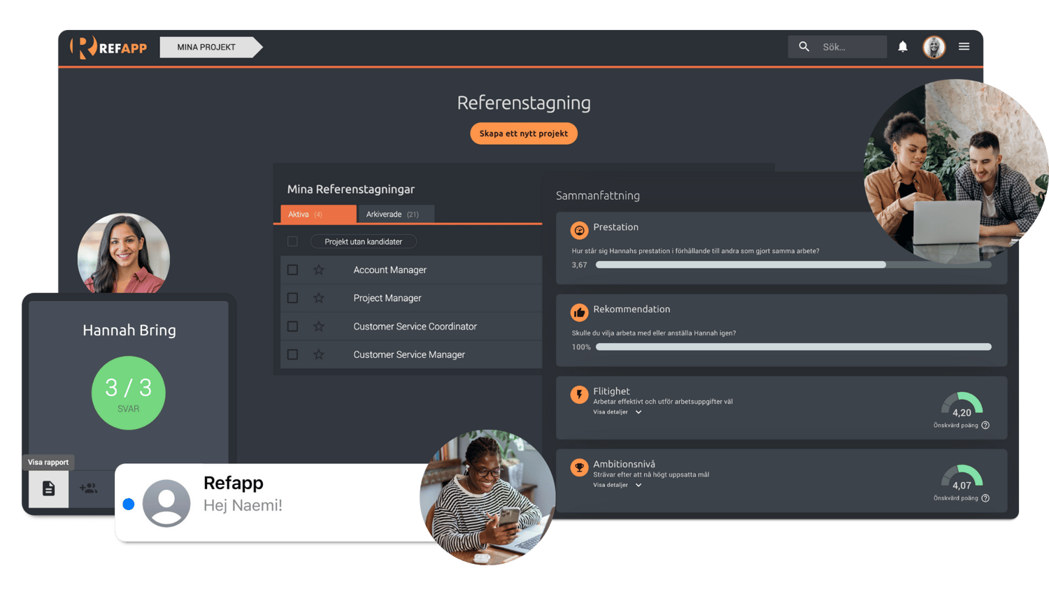 Digital referenstagning med Refapp - Smidigt, smart och säkert